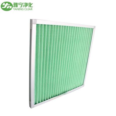 China Anti-Static Primary Pocket Air Filter 520x520x21mm with Metal Mesh, F5-F8 Efficiency, 3200 m³/h Air Flow for sale