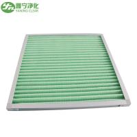 China Anti-Static Primary Pocket Air Filter 520x520x21mm with Metal Mesh, F5-F8 Efficiency, 3200 m³/h Air Flow for sale
