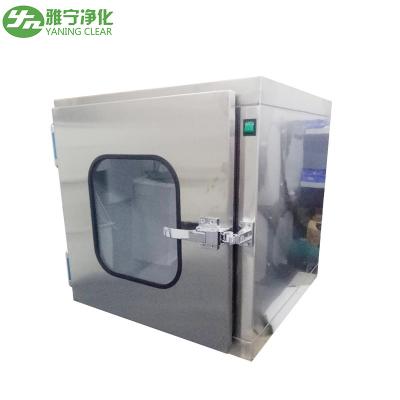 China 304 Stainless Steel Cleanroom Pass Box Transfer Window - Grade 100 Clean Level, 420-800mm Dimensions, 220V/50Hz Power for sale