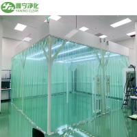 China Industrial Clean Room Booth Class 100 Laminar Flow Air Velocity 0.45m/s Stainless Steel for sale