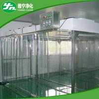 China Softwall/Hardwall Clean Room Booth with 100-100000 Class Level, 0.3-0.5 m/s Air Velocity & 220V Power Supply for sale