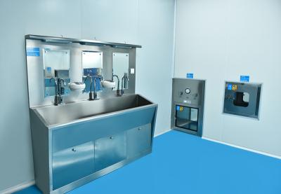 China Custom Hospital Medical Hand Wash Sink Full Stainless Steel 304 1000x600x1780mm for sale