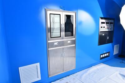 China YANING Custom Stainless Steel Acid Alkali Storage Cabinet 45 Gallon Chemical Resistant for Hospital Lab for sale
