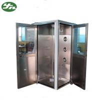 China L Type Stainless Steel Cleanroom Air Shower 25m/s Wind Speed for Electronics Factory for sale
