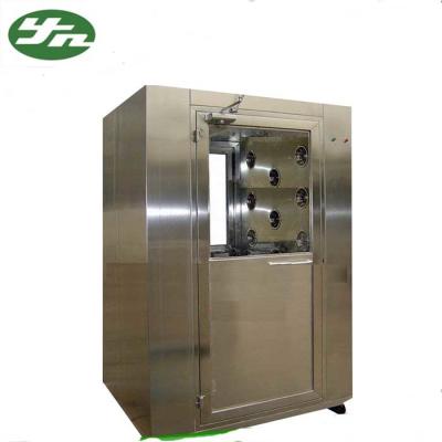 China Stainless Steel Air Shower for Clean Rooms | 48-96 Nozzles | 25-32 m/s Wind Speed | 380V Industrial Grade for sale