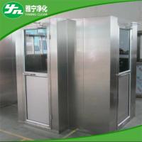 China L Type Stainless Steel Cleanroom Air Shower 25m/s Wind Speed for Electronics Factory for sale