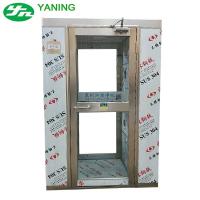China 304 Stainless Steel Cleanroom Air Shower 25m/s Wind Speed 380V 50Hz Automatic Sensor for sale