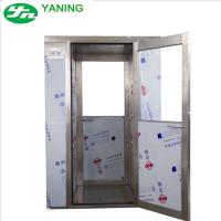 China 304 Stainless Steel Cleanroom Air Shower 25m/s Wind Speed 380V 50Hz Automatic Sensor for sale