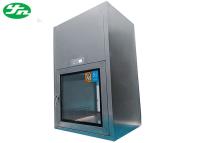 China Stainless Steel 304 Cleanroom Pass Box with Mechanical & Electronic Interlocking Systems for Biological Engineering for sale