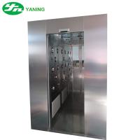 China 304 Stainless Steel Cleanroom Air Shower 0-99s Adjustable Shower Time 25m/s Wind Speed for sale