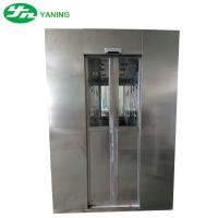 China 304 Stainless Steel Cleanroom Air Shower 0-99s Adjustable Shower Time 25m/s Wind Speed for sale