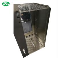 China SS304 Clean Room Pass Box 10 UV Lamps 220V 50HZ 740x650x2200mm Electronic Interlock for sale