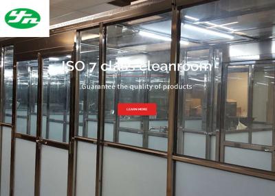 China FDA GMP ISO 7 Clean Room Booth 5350x20318x2730mm with 14 FFU Units for Nutrition Production for sale