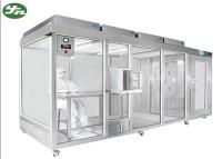 China Ultra Clean Down Flow Clean Room Booth Class 100-10000 with 0.3-0.5m/s Air Velocity for Cosmetic Industry for sale