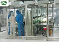 China Ultra Clean Down Flow Clean Room Booth Class 100-10000 with 0.3-0.5m/s Air Velocity for Cosmetic Industry for sale