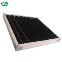 China Aluminum Alloy Panel Air Filter with Activated Carbon Fiber for Odor Removal - 0.1s Contact Time, 50°C Max Temperature for sale