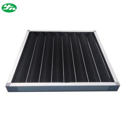China Aluminum Alloy Panel Air Filter with Activated Carbon Fiber for Odor Removal - 0.1s Contact Time, 50°C Max Temperature for sale