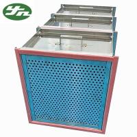 China Stainless Steel High Temperature HEPA Filter 320×320×220mm with 260°C Continuous Operation and 99.99% Efficiency for sale