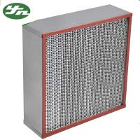 China SS 304 HEPA Air Filter 400°C High Temperature Resistance for Clean Rooms and Industrial Ovens for sale