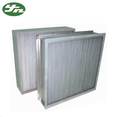 China High Temperature HEPA Air Filter 400°C Max Temp with 99.99% Efficiency for Clean Ovens for sale