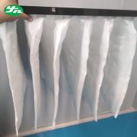 China Plastic Frame Pocket Air Filter with Synthetic Media - 6 Pocket Design, 100°C Temperature Resistance, EN779 F5-F9 Classification for sale