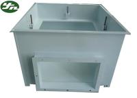 China Customized White Powder Coating Cleanroom Terminal Air Filter Outlet 534×534×380 to 1220×610×380 for Electronics Industry for sale