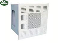 China Customized White Powder Coating Cleanroom Terminal Air Filter Outlet 534×534×380 to 1220×610×380 for Electronics Industry for sale