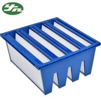 China Medium Efficiency V Bank Air Filter 305×610×295mm with 1600-4000 m³/h Flow Rate and ≥99.99% Efficiency for sale