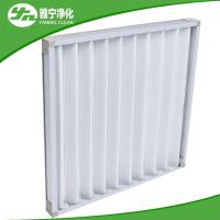 China Aluminum Frame Pleat Pre Air Filter 24x24x2 Inch G3/G4 Grade 3000 m³/h Air Flow for sale