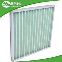 China Covering Wire G4 Pleated Panel Air Filter with Aluminum Frame - 24x24x2 Inch, 3000 m³/h Flow Rate for sale