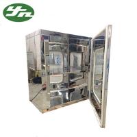 China Mirror Surface Cleanroom Pass Box Static Transfer Window 600*600*600mm Internal Size for sale