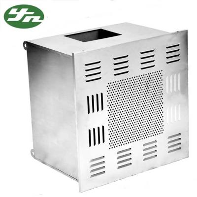 China 304 Stainless Steel HEPA Filter Box with Side Ducted Air Inlet - 1000-3000 m³/h Air Flow for Clean Room Ceiling Terminals for sale