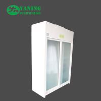 China Laminar Flow Clean Room Garment Cabinet 1200-1800mm Width with ≤65dB Noise and ULPA Filtration for sale