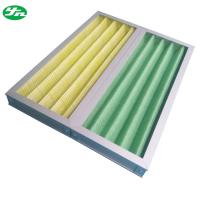 China Industrial Pre Air Filter Non Woven Media 595x595x46mm Aluminum Frame HVAC for sale