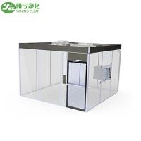 China YANING ISO Class 8 Modular Clean Room Stainless Steel Prefab Clean Room 2800mm Height LED Lighting for sale