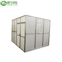 China YANING ISO Class 8 Modular Clean Room Stainless Steel Prefab Clean Room 2800mm Height LED Lighting for sale