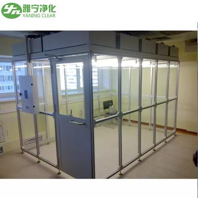 China Modular Hardwall Clean Room ISO Class 5-8 HEPA Filter 1500x2000x2500mm for sale
