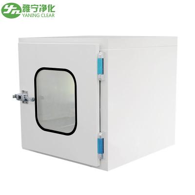 China Stainless Steel 304 Dynamic Pass Box 660x500x600mm Mechanical Interlock Clean Room Transfer Window for sale