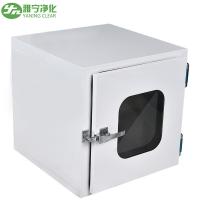 China Stainless Steel 304 Dynamic Pass Box 660x500x600mm Mechanical Interlock Clean Room Transfer Window for sale