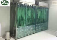 China SS Clean Room Garment Cabinet with Laminar Flow - 1300-1800mm Width, Class 100 HEPA Filter for Pharmaceutical Factories for sale