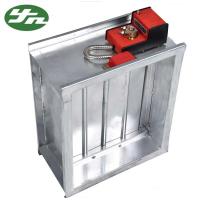 China Aluminum Air Volume Control Valve with 280°C Fuse Protection and 30mm Flange for HVAC Systems for sale
