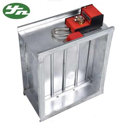 China Aluminum Air Volume Control Valve with 280°C Fuse Protection and 30mm Flange for HVAC Systems for sale