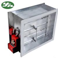 China Aluminum Air Volume Control Valve with 280°C Fuse Protection and 30mm Flange for HVAC Systems for sale