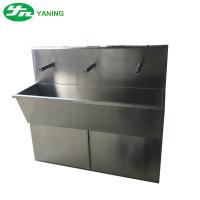 China Stainless Steel Medical Hand Wash Sink Vertical Sensor Faucet 1600x600x900mm Clean Room for sale