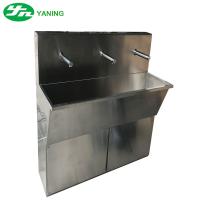 China Stainless Steel Medical Hand Wash Sink Vertical Sensor Faucet 1600x600x900mm Clean Room for sale