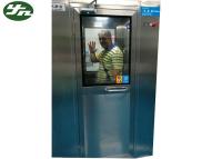 China SUS304 Cleanroom Air Shower Double Doors Interlock 1900x2000x2250mm CE GMP for sale