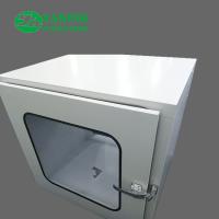 China Custom Cleanroom Pass Box Transfer Window 500-700mm Sizes with Chemical Resistance and Interlock System for sale