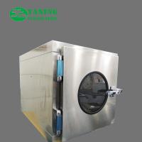 China Stainless Steel Cleanroom Pass Box 420-500mm Working Area with 0.2-0.6m/s Speed and Grade 100 Cleanliness for sale
