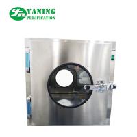China Stainless Steel Cleanroom Pass Box 420-500mm Working Area with 0.2-0.6m/s Speed and Grade 100 Cleanliness for sale