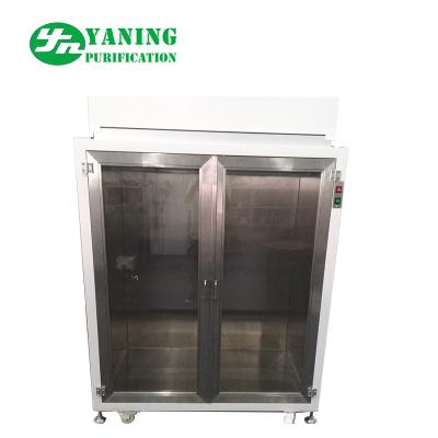 China Mini Laminar Flow Clean Clothes Storage Cabinet 1800×900×450mm with 99.999% HEPA Filtration for GMP Compliance for sale